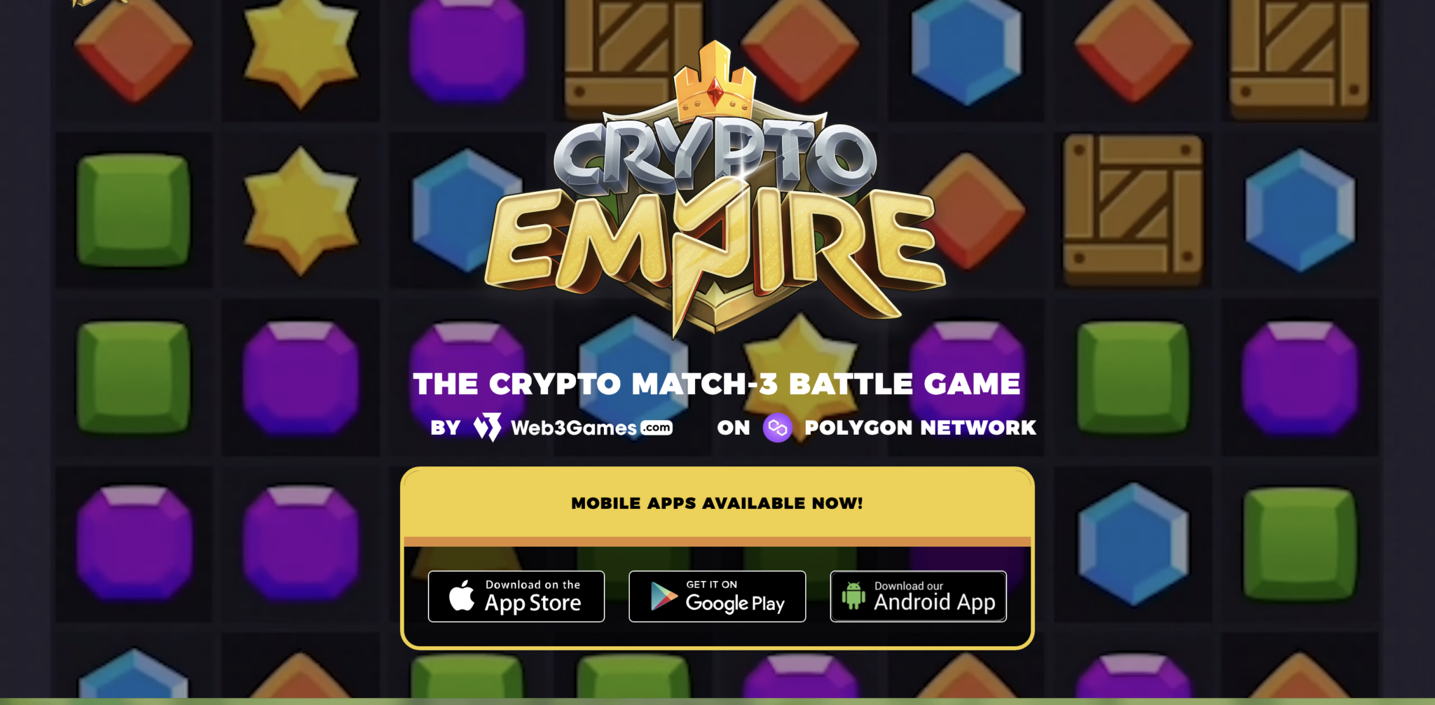 【初心者用】パズル系NFTゲーム「Crypto Empire」の始め方・稼ぎ方を徹底解説 - わさびギャングのNFTゲーム実況ブログ